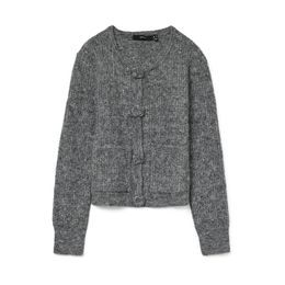 V&eacute;ro Moda Vero Moda Knit Cardigan 'VMBLOSSOM' female Grey size S