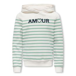 Only Girls Sweatshirt 'KOGAdelle-Amour' girl White size 134/140