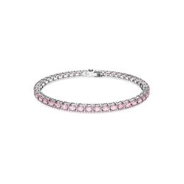 Swarovski Armband 'Matrix' Damen Gr&ouml;&szlig;e XL pink / silber