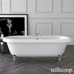 Tellkamp Antiqua freistehende Oval-Badewanne, 0100-062-00-02-C/CR,