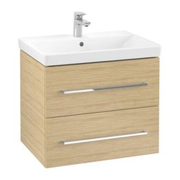 Villeroy & Boch Villeroy & Boch Avento Schrank mit Waschtisch, 2 Ausz&uuml;ge, 41586501+A89000VJ,