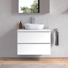 Duravit Plinero Schrank mit Luv Waschtisch, 2 Ausz&uuml;ge, 0379502600+PL8206018180000+PL8202018180000,