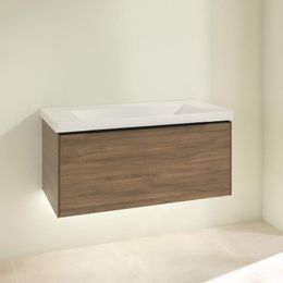 Villeroy & Boch Villeroy & Boch Subway 3.0 Schrank mit Waschtisch, 1 Auszug, 4A70A3RW+C569L1VH,