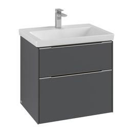 Villeroy & Boch Villeroy & Boch Subway 3.0 Schrank mit Waschtisch, 2 Ausz&uuml;ge, 4A706601+C57600VR,