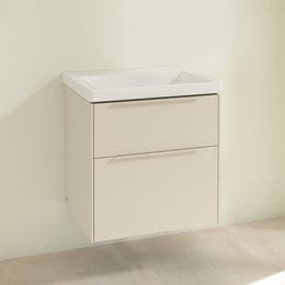 Villeroy & Boch Villeroy & Boch Subway 3.0 Schrank mit Waschtisch, 2 Ausz&uuml;ge, 4A706301+C57802VN,