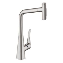 Hansgrohe Metris Select M71 K&uuml;chenarmatur, mit sBox, ausziehbar, schwenkbar, 73816800, sBox