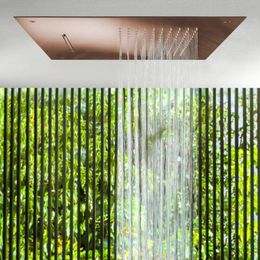 Herzbach Design iX PVD Kopfbrause, 2 Strahlarten, 21.650200.2.39,
