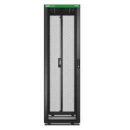 APC Easy Rack Flatpack, 600mm/42HE/1000mm, mit Dach, Seitenwand, Rollen, F&uuml;&szlig;e, 4 Halterungen, ohne Boden, schwarz