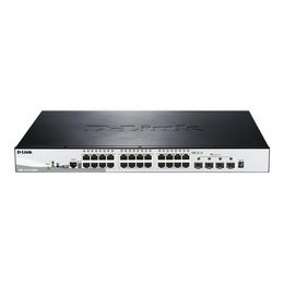 DLink D-Link DGS-1510-28XMP/E, 28-Port Smart Managed PoE+ Gigabit Stack Switch 4x 10G