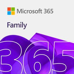 Microsoft 365 Family - Abonnement-Lizenz (1 Jahr) - bis zu 6 Benutzer, bis zu 5 Ger&auml;te