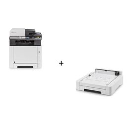 Kyocera Klimaschutz-System ECOSYS M5526cdn Farblaser-Multifunktionsger&auml;t inkl. Kyocera Papierkassette PF-5110 (1203R60UN0)