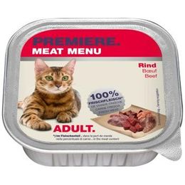 Premiere Meat Menu Adult Rind 64x100 g
