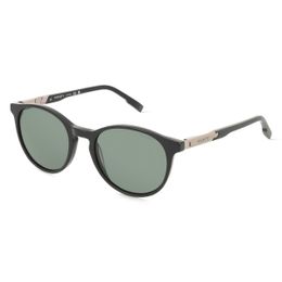 Hackett HE3361 | Herren-Sonnenbrille | Fassung: Vollrand, Rund, Acetat, Schwarz | Glasfarbe: Gr&uuml;n