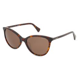 Ralph Lauren Ralph 0RA5339U | Damen-Sonnenbrille | Fassung: Vollrand, Panto, Acetat, Havanna Dunkel | Glasfarbe: Braun