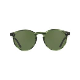 Polo Ralph Lauren 0PH4236 | Herren-Sonnenbrille | Fassung: Vollrand, Rund, Acetat, Havanna Gestreift | Glasfarbe: Gr&uuml;n
