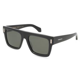 Salvatore Ferragamo SF2063SE | Herren-Sonnenbrille | Fassung: Vollrand, Quadratisch, Acetat, Schwarz | Glasfarbe: Grau
