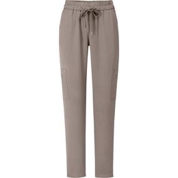 CR&Eacute;ATION L Damen Jogg Pants aus Lyocell (TENCEL) taupe Gr&ouml;&szlig;e 19