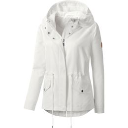 CR&Eacute;ATION L Damen Jacke mit Gehschlitz hinten wei&szlig; Gr&ouml;&szlig;e 24