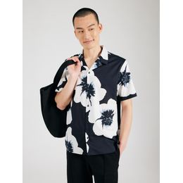 Antony Morato Hemd Herren Gr&ouml;&szlig;e S taubenblau / schwarz / wei&szlig;