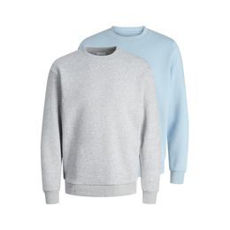 Jack & Jones Jack & Jones Sweatshirt 'JJEBRADLEY' male Blue, Grey size XL