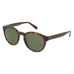 Polo Ralph Lauren 0PH4192 | Herren-Sonnenbrille | Fassung: Vollrand, Rund, Acetat, Havanna Gl&auml;nzend | Glasfarbe: Gr&uuml;n