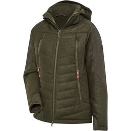 Parforce Ultimate Damen Wolljacke Ryeland Oliv (Gr&ouml;&szlig;e: L)