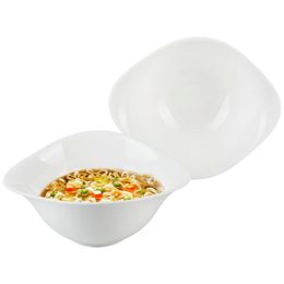 Villeroy & Boch Villeroy & Boch Salatset Vapiano, Wei&szlig;, 2-teilig, oval, 21x17 cm, Essen & Trinken, Geschirr, Schalen & Sch&uuml;sseln, Salatsch&uuml;sseln