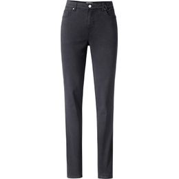 WITT Damen 5-Pocket-Hose in Baumwoll-Stretch-Qualit&auml;t, schwarz, Gr&ouml;&szlig;e 54