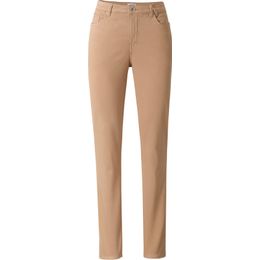 WITT Damen 5-Pocket-Hose in Baumwoll-Stretch-Qualit&auml;t, camel, Gr&ouml;&szlig;e 25