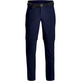 Maier Sports Torid Slim Zipphose Herren - blau - Gr. 46 - Polyamid/Elastan