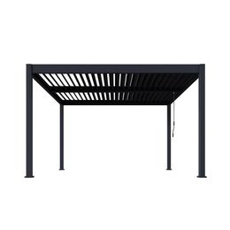 Pergola anthrazit 400 x 400 cm