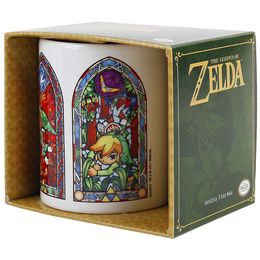 THE LEGEND OF ZELDA Stained Glass Tasse wei&szlig; MG24637