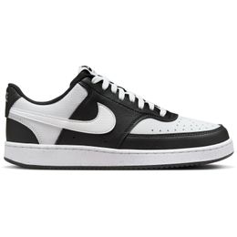 Nike Nike Court Vision Next Nature Sneaker Damen - schwarz - Gr. 40 1/2 - Lederimitat