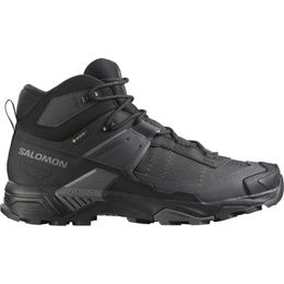 Salomon X Ultra 5 Mid Wanderschuhe Herren - schwarz - Gr. 43 1/3 - Glattleder/Synthetik