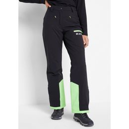 bonprix wasserdichte Ski Funktions-Thermohose mit Schneefang, schwarz