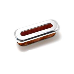 Luftfilter Rechteckig Chrom f&uuml;r Z&uuml;ndapp C 50 Sport, GTS 50, KS Cross, Super Water Cooled, 80, 80