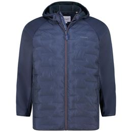 Jack & Jones Gro&szlig;e Gr&ouml;&szlig;en Jack&Jones Steppjacke, leicht Farbe blau Gr&ouml;&szlig;e: 6XL