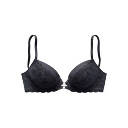 Lascana BH Damen Gr&ouml;&szlig;e 80 pflaume / schwarz