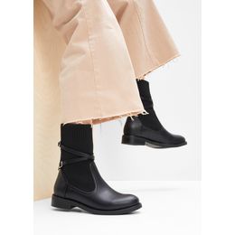 bonprix Boots, schwarz, Vegan
