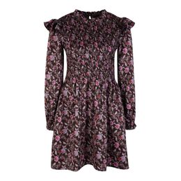 GAP Tall Kleid Damen Gr&ouml;&szlig;e 42 marine / dunkelbraun / orchidee / rot Winterkleid