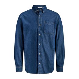 Jack & Jones Jack & Jones Button Up Shirt 'JJEBROOK' male Blue size M