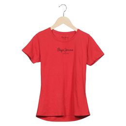 Pepe Jeans T-Shirt Damen Gr&ouml;&szlig;e L Second Hand rot