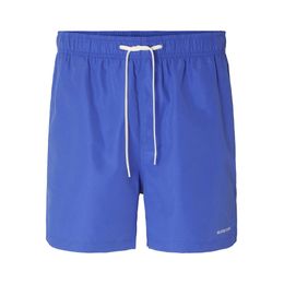Selected Badeshorts 'SLHDane' Herren Gr&ouml;&szlig;e XXL blau / wei&szlig;