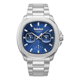 Timberland Damen Quarzuhr "Swansey"silberfarben, blau, Armbanduhren, Armbanduhr, Herrenuhr, Edelstahlarmband, analog, Tag