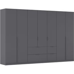 Dreht&uuml;renschrank OTTO HOME, B:315cm H:210cm T:54cm, grau, Holzwerkstoff, Schr&auml;nke, "Kleiderschrank Schrank Garderobe AGORDO mit Dekor- oder