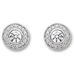 ONE ELEMENT Damen Paar Ohrh&auml;nger "Zirkonia Ohrringe Ohrstecker aus 925 Silber", Damen,mit Zirkonia, Silber 925 (Sterlingsilber)silber, Silber 925