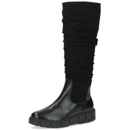 Caprice Damen Stiefel "Caprice Stiefel Leder", Gr. 40schwarz, Leder, Schuhe
