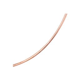 Jobo Damen Halsreif, Ros&eacute;gold 585, L: 45ros&eacute;gold 585, Ros&eacute;gold 585, Halsketten, 585 Ros&eacute;gold 45 cm 1,8 mm