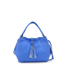 Harpa Damen Schultertasche "UZAY"royalblau, Polyurethan (PU), unifarben, Taschen, mit dekorativer Troddel