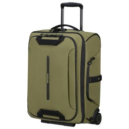 Samsonite Damen Reisetasche "ECODIVER DUFFLE/WH 55/20 BP LTD"waxed wasabi, Polyester, Taschen, Rucksack mit Trolley-Gest&auml;nge TSA-Schloss